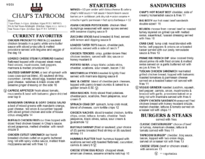 Current Selections | Chaps Taproom