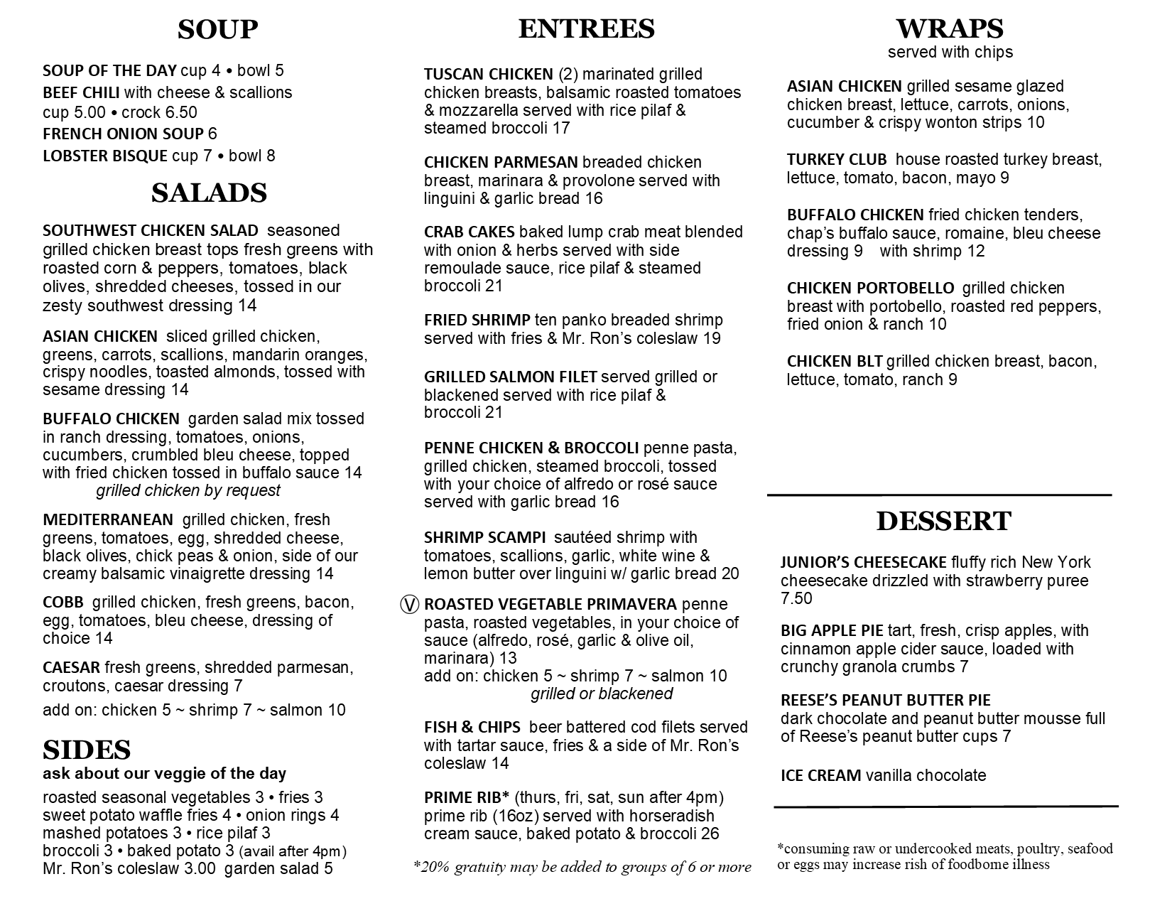 Current Selections | Chaps Taproom